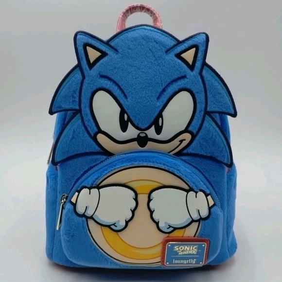 Loungefly | Accessories | Sonic The Hedgehog Lounge Fly Backpack Mini ...